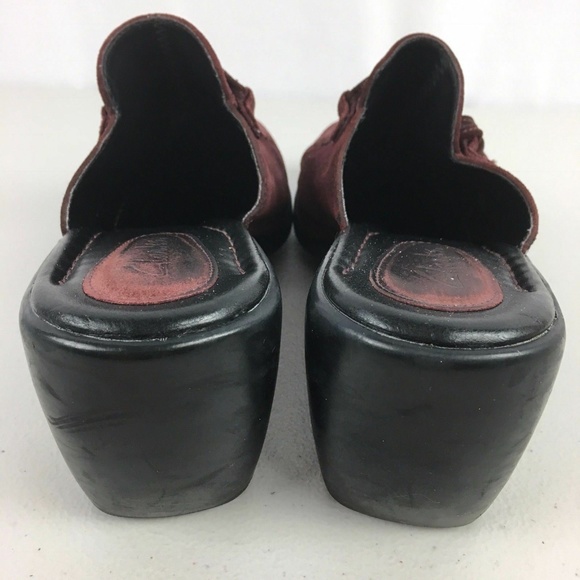 Clarks | Shoes | Clarks Split Apron Toe Slip On Clog Mule Shoe 9m ...